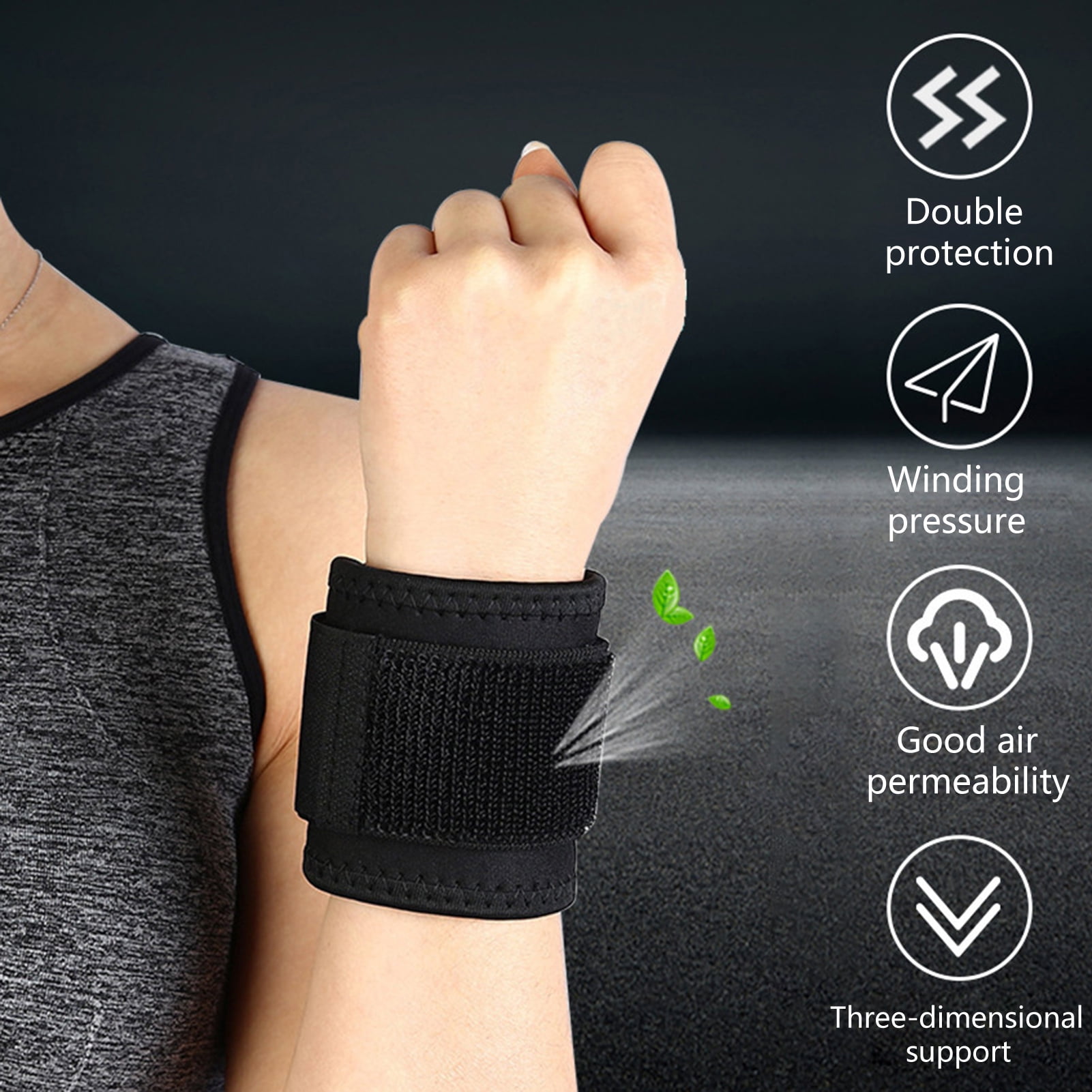 1 Pc Wrist Strap Non-slip High Elasticity Ergonomic Impact Resistant ...