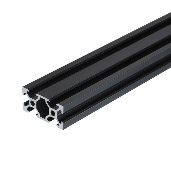 1 Pcs 2040 V Slot Aluminum Extrusion 400mm(15.75 Inch) Black European ...