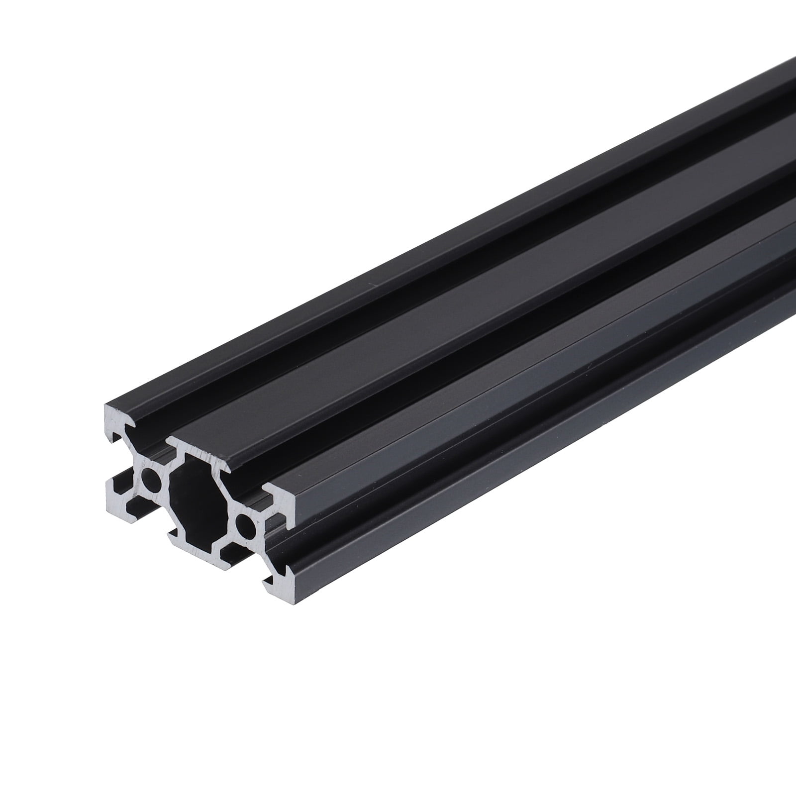 1 Pcs 2040 V Slot Aluminum Extrusion 500mm(19.68 Inch) Black European ...