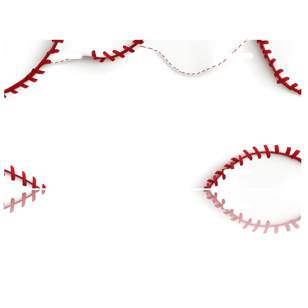 1 Pcs 2D Flat License Plate Covers & Frames, Baseball Stitching For ...