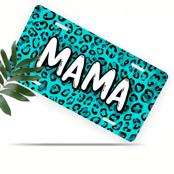 1 Pcs 2D Flat License Plate Covers & Frames, MAMA For Decorative Front ...