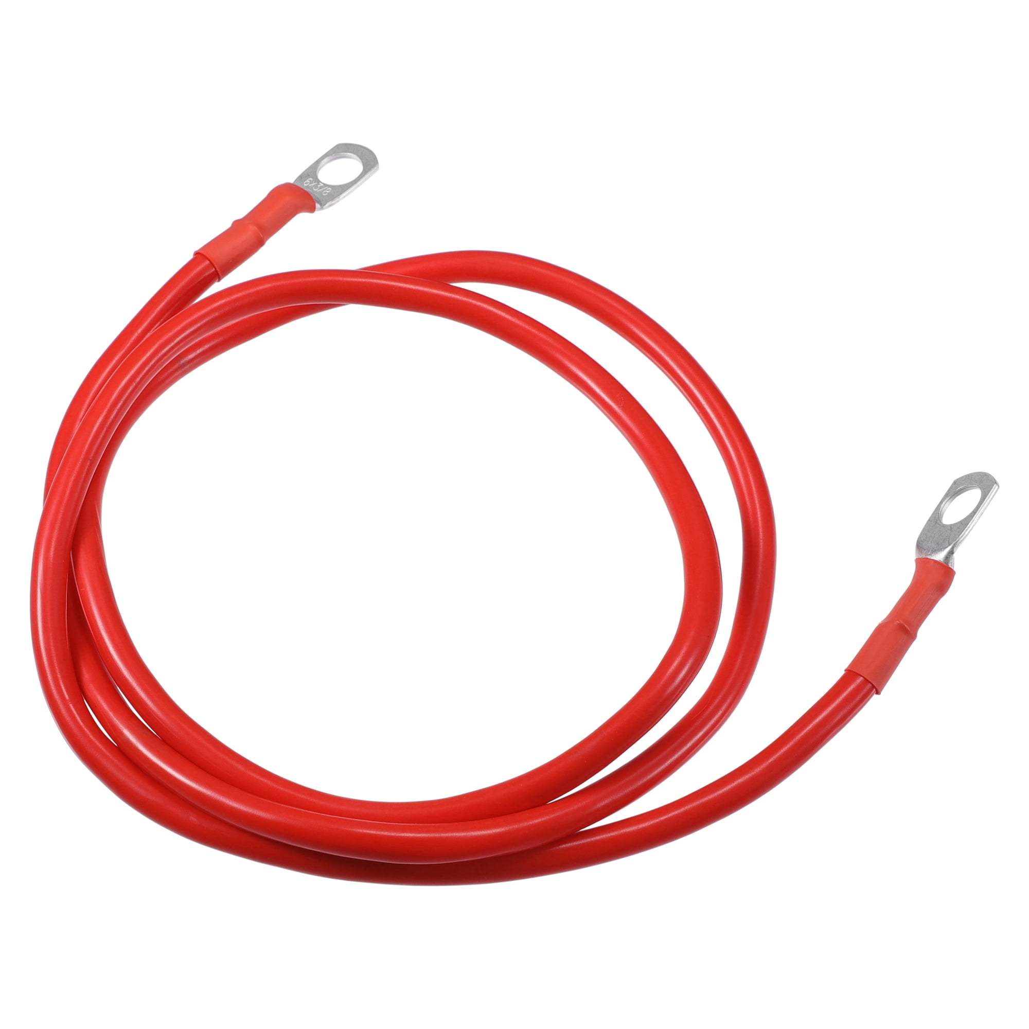 1 Pcs 3/8" Lugs 4ft Cable Length Universal Battery Inverter Cable - Car ...