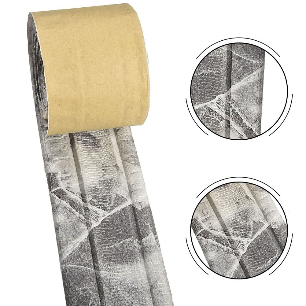 1 Pcs 3D Pattern Sticker Wall Trim Line Skirting Border Self Adhesive ...