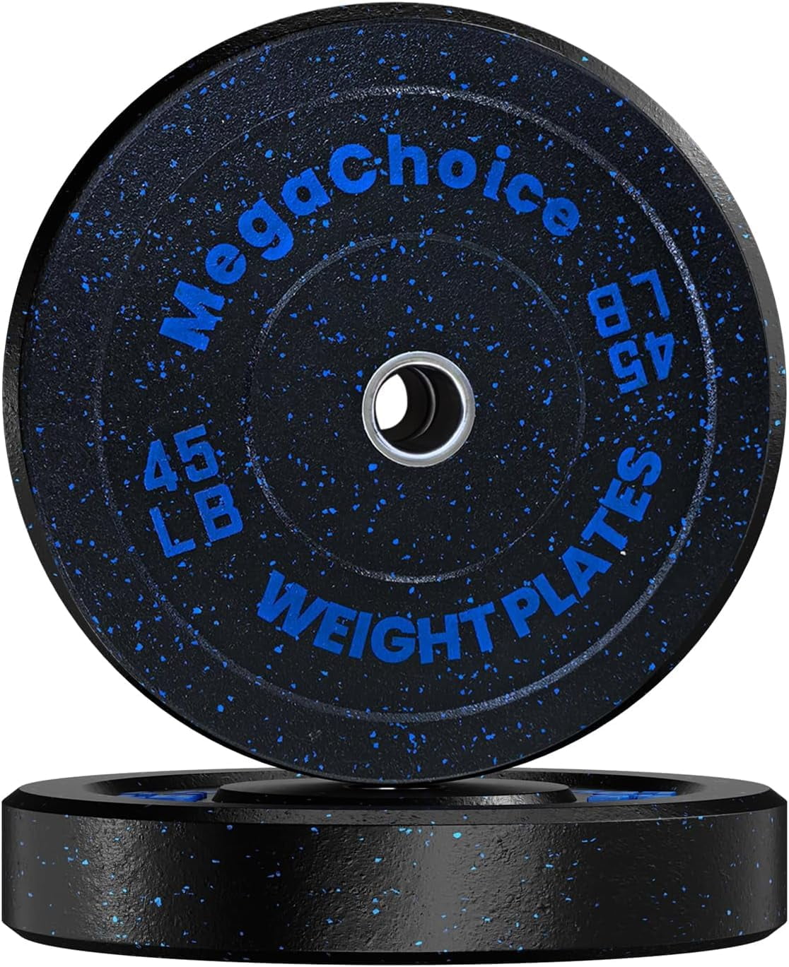 1 Pcs 45LB Bumper Plates, 2 inch Rubber Weight PlatesStrength Training ...