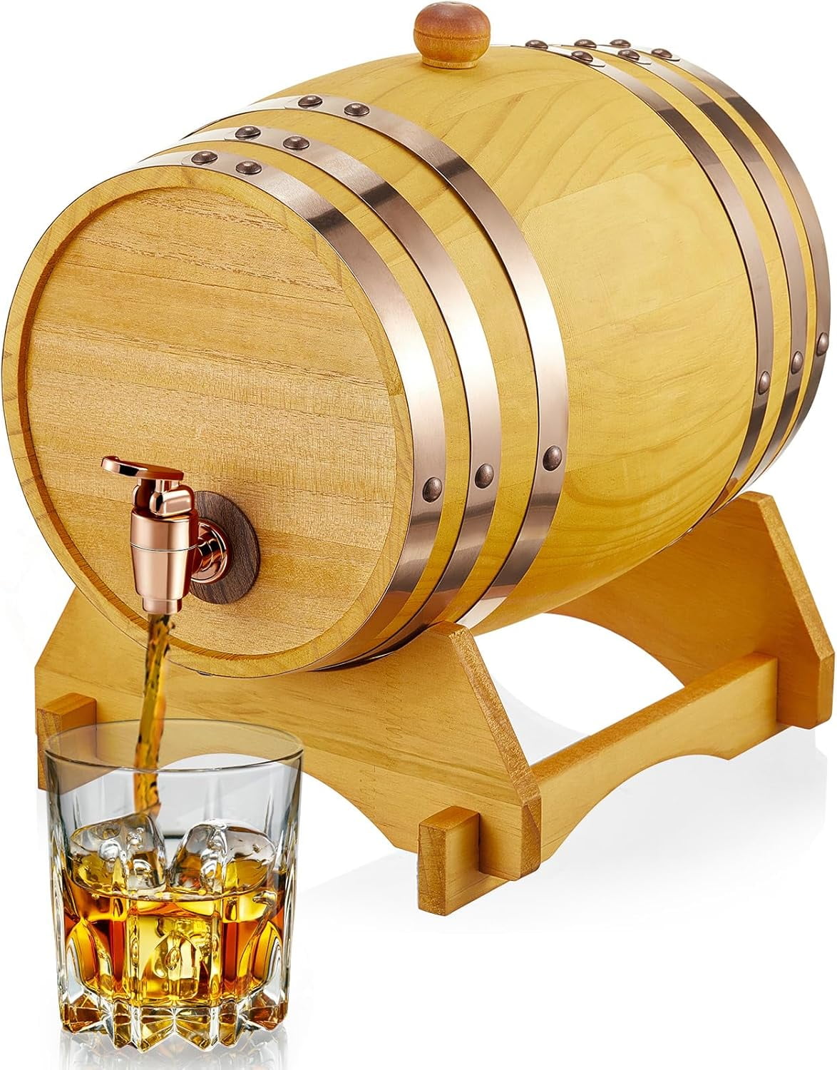 1 Pcs 5 Liters Vintage Whiskey Barrel Cocktail Tequila Rum Spirits ...