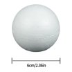 10 Round White 80mm Polystyrene Foam Ball Modelling Sphere Styrofoam ...