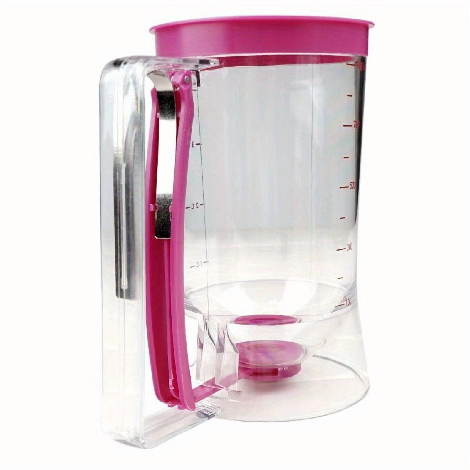 1 Pcs 900ml Batter Dispenser Hand-held Graduated Funnel Pastry Dough ...