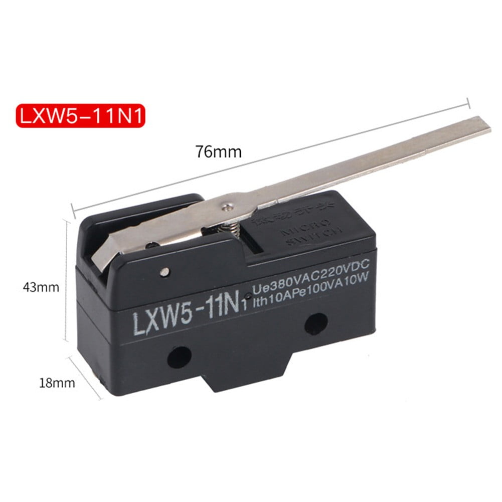 1 Pcs AC 380V DC 220V 10A Push Plunger Actuated Momentary Limit Switch ...