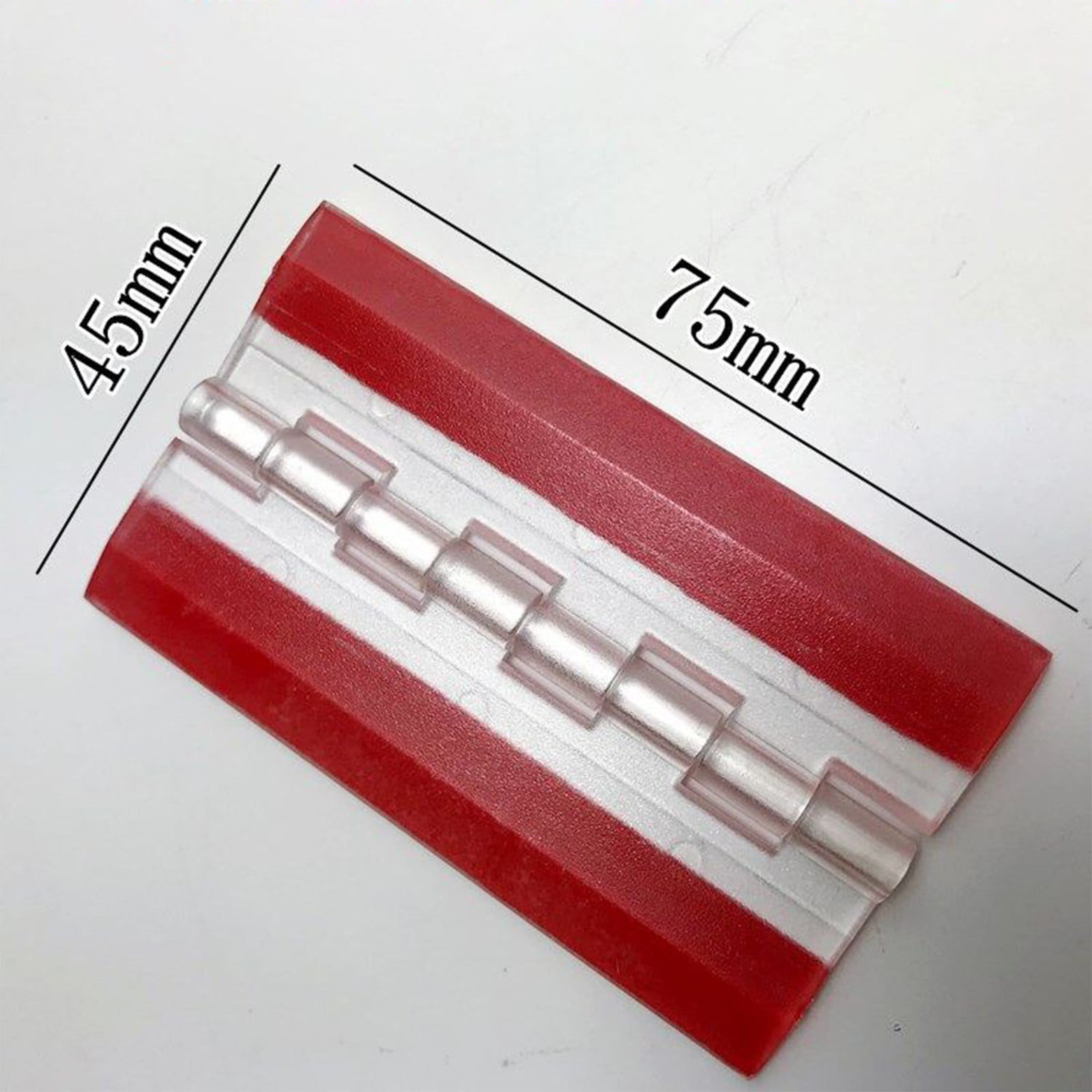 1 Pcs Acrylic Hinge Clear Small Plastic Hinges Continuous Piano Hinge ...