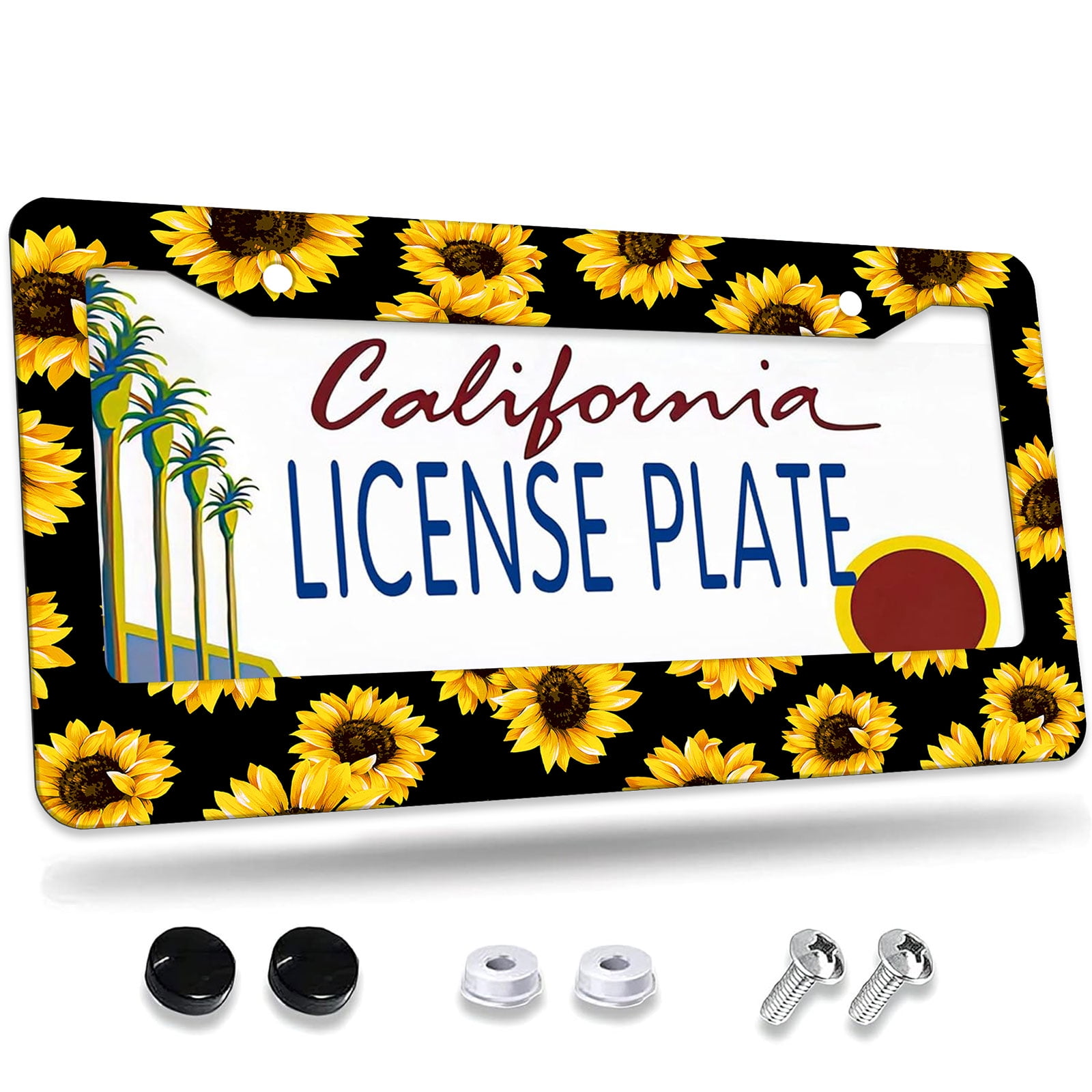 1 Pcs Aliens and UFOs License Plate Frame, License Plate Cover for Car ...