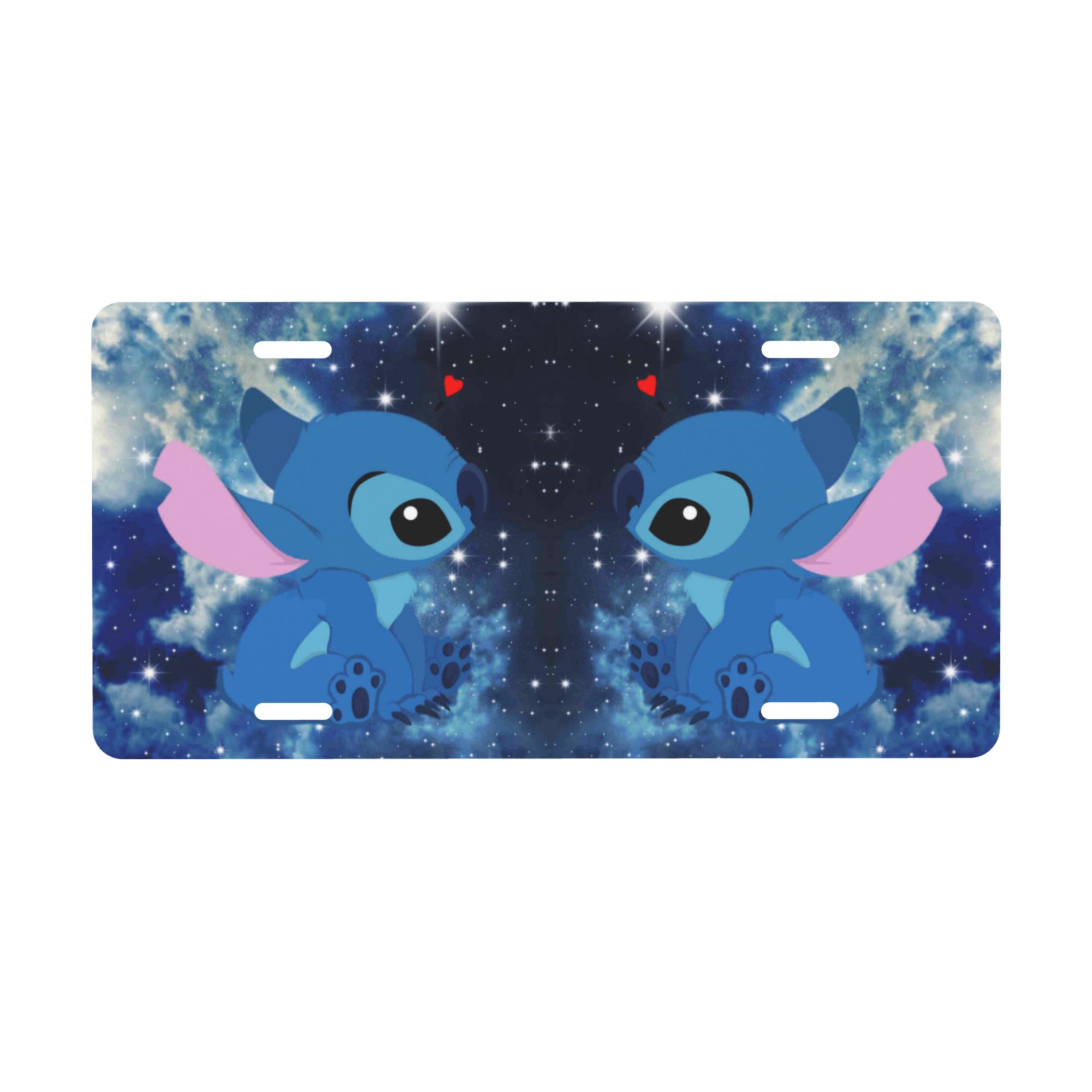 1 Pcs Anime Lilo and Stitch Car front license plate Decor Cartoon (99 ...