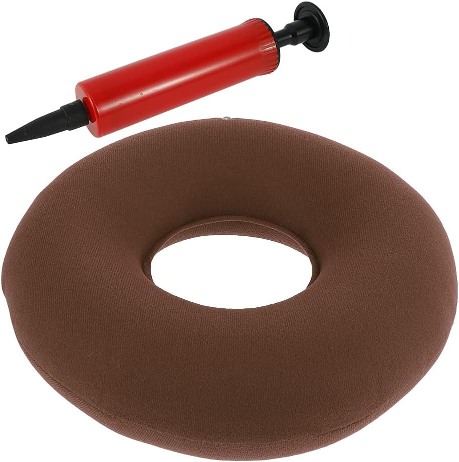1 Pcs Anti Bedsore Ring Cushion,Portable Inflatable Wheelchairs Seat Cushion,15" Donut Cushion ...