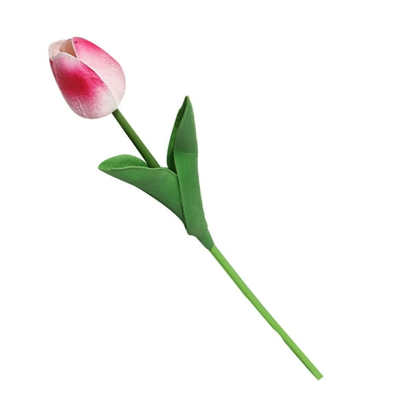 1 Pcs Artificial Tulips, PU Mini Artificial Flower, Real Touch Tulips ...