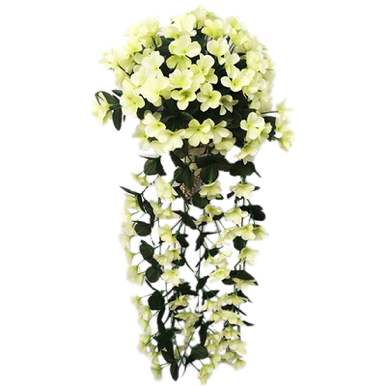 1 Pcs Artificial Vines Flower Wall Hanging Faux Rattan Plant Flower ...