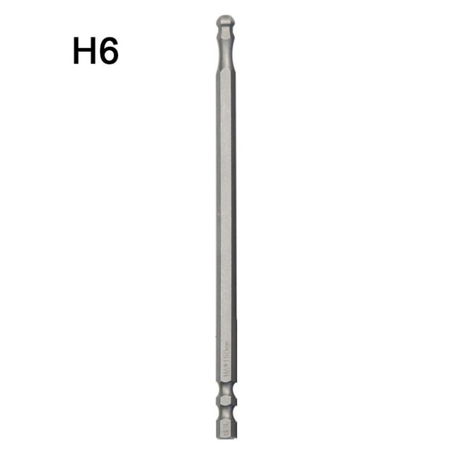 1 Pcs Ball End Hex Screwdriver Bit Metric Hex Bit 150mm Long Magnetic ...