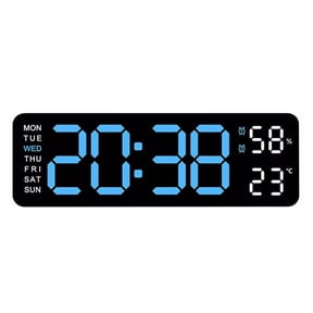 Large Digital Wall Clocks for Home Decor and Easy Time Viewing