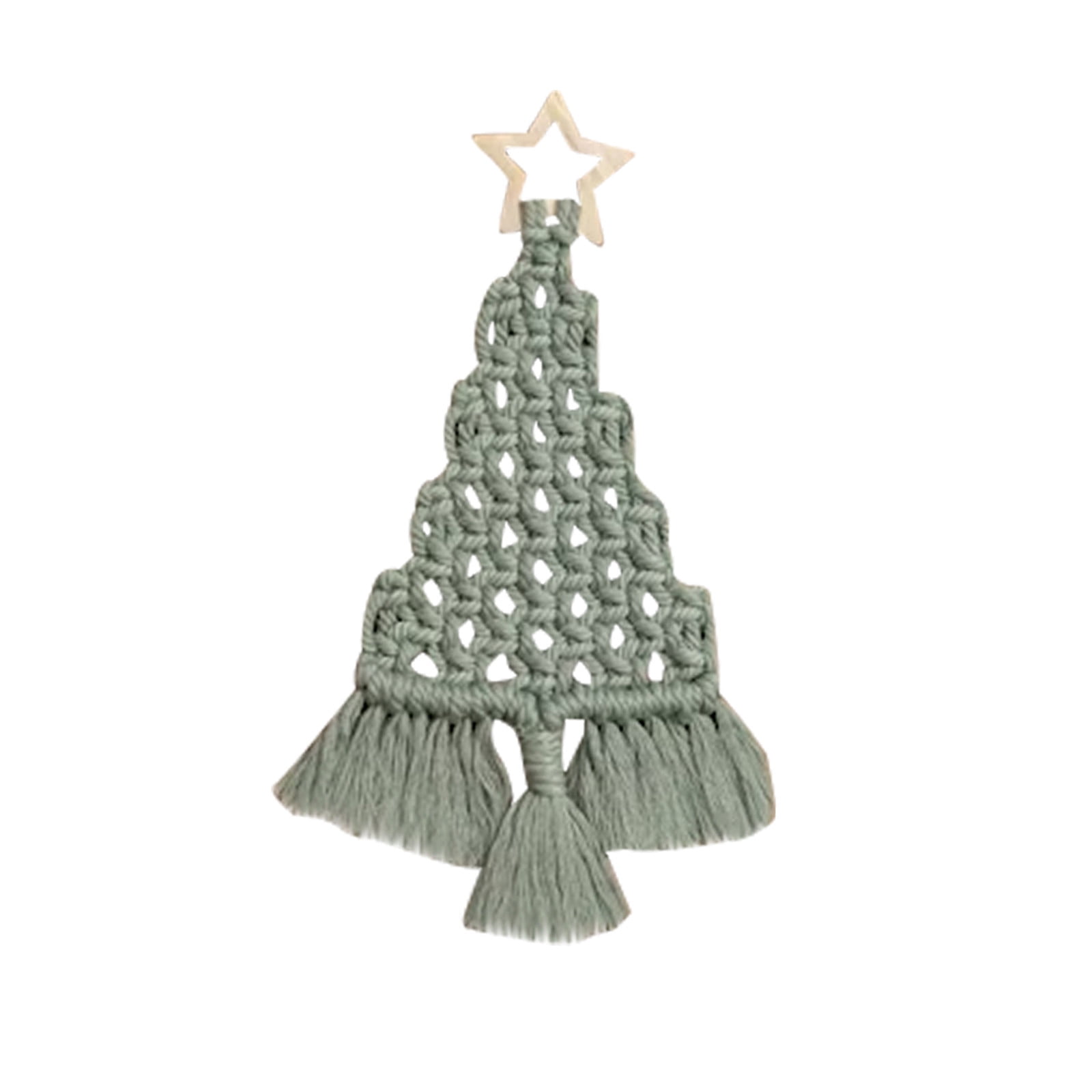 1 Pcs Bohemian Cotton Rope Woven Christmas Tree Kit for Wall Decor ...