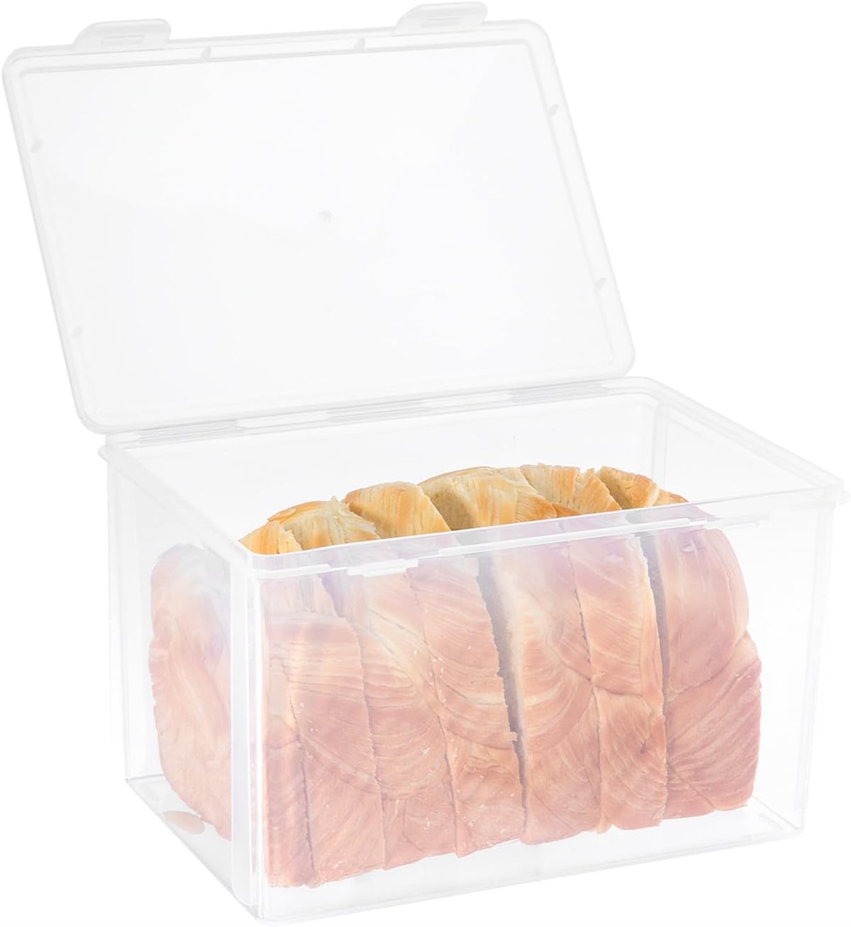 1 Pcs Bread Box for Kitchen Countertop, GIXUSIL Plastic Fresh Bread ...