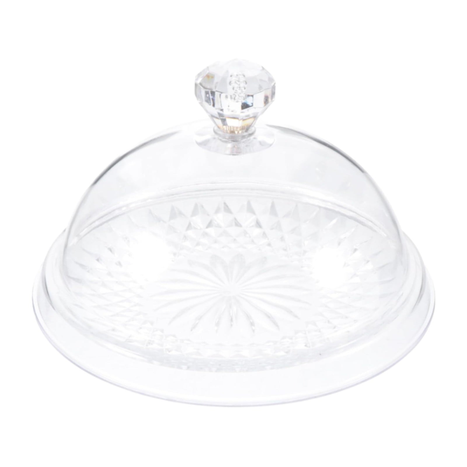1 Pcs Cake Plate with Lid, Acrylic Cake Plate with Dome Plastic Food ...