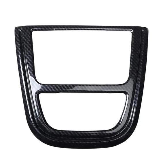 1 Pcs Carbon Fiber Console CD Button Frame Control Panel Covers For ...