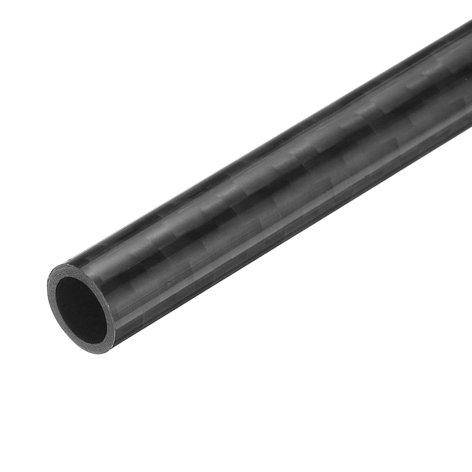 1 Pcs Carbon Fiber Tube 6 x 8 x 330mm Glossy Surface Rod Carbon Round ...