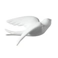 1 Pcs Ceramic Flying Birds, 3D Wall Hanging White Birds Home Decor ...