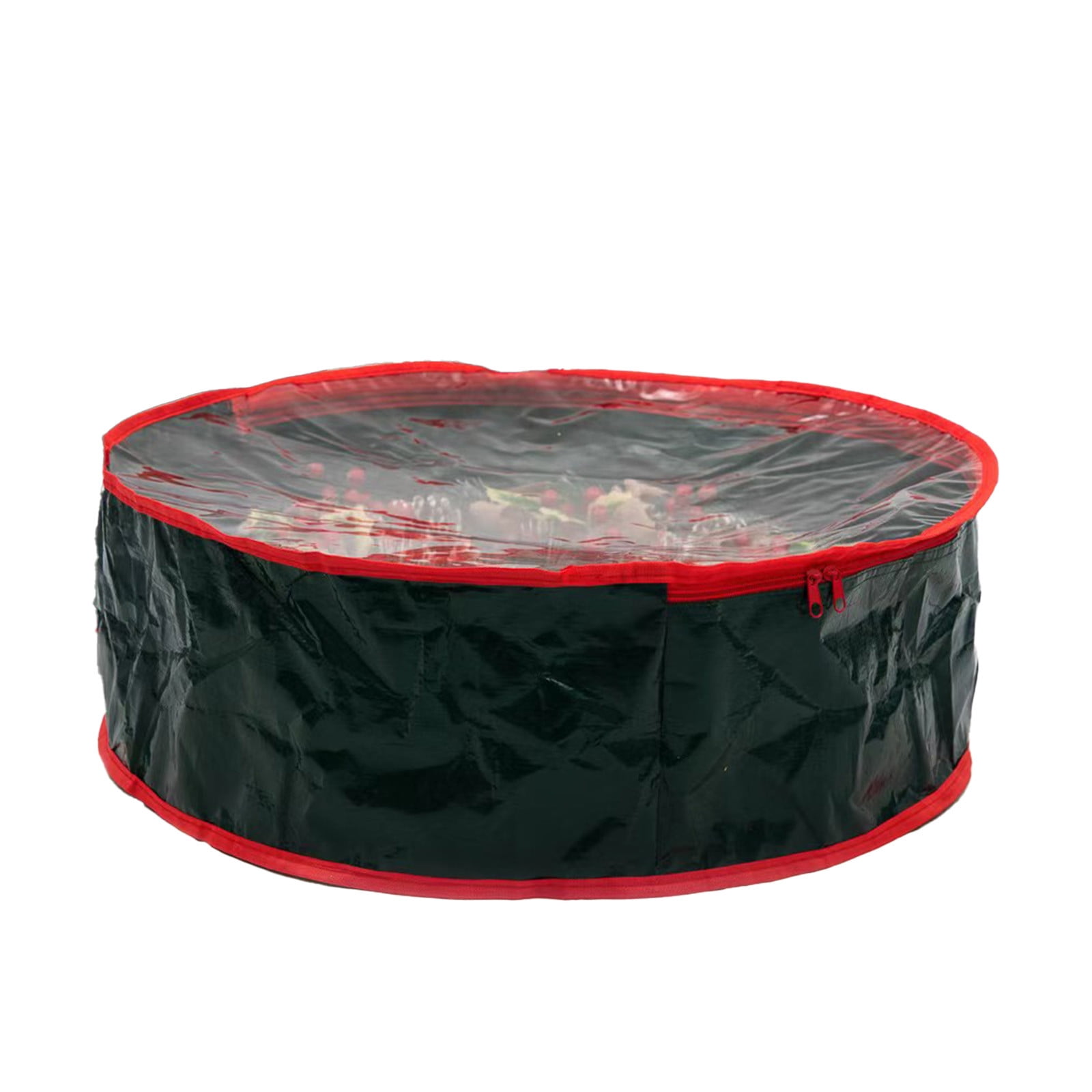 1 Pcs Christmas Wreath Storage Bag Clear Wreath Box Wreath Storage ...