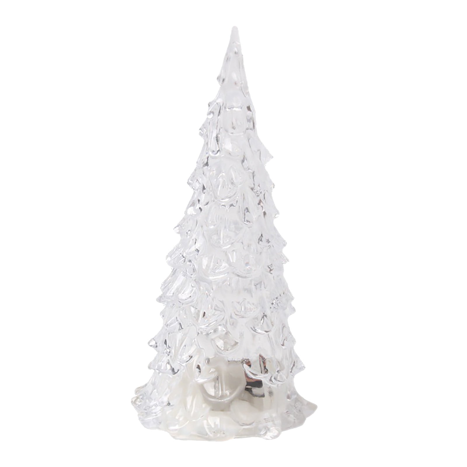 1 Pcs Colorful LED Acrylic Christmas Tree Light - Sparkling Holiday ...