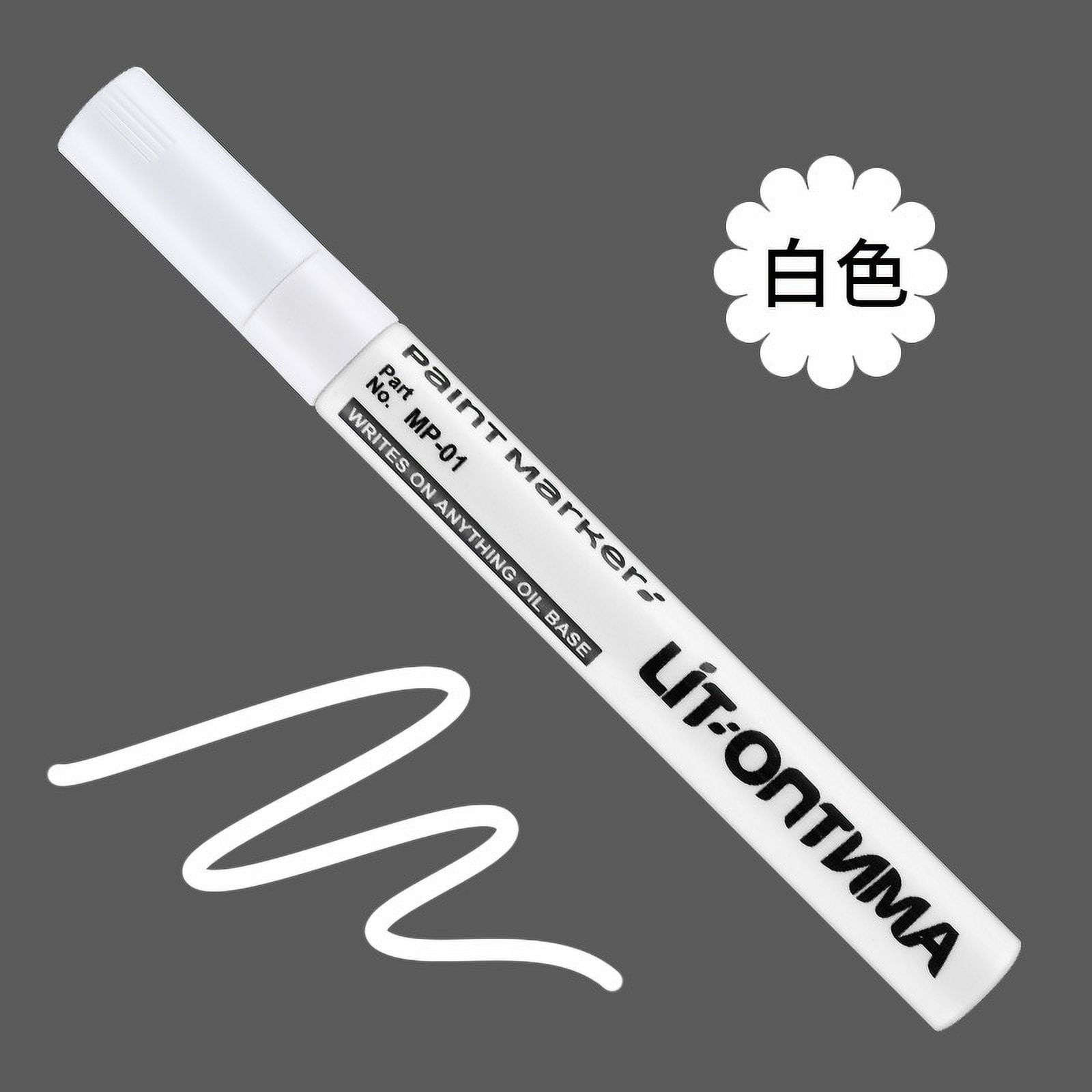 1 Pcs Colorful Permanent Paint Marker Waterproof White Markers Tire ...