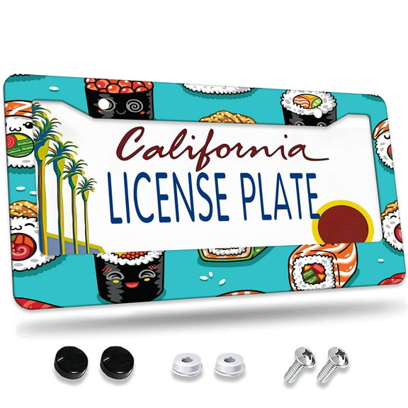 1 Pcs American flag License Plate Frame, License Plate Cover for Car ...