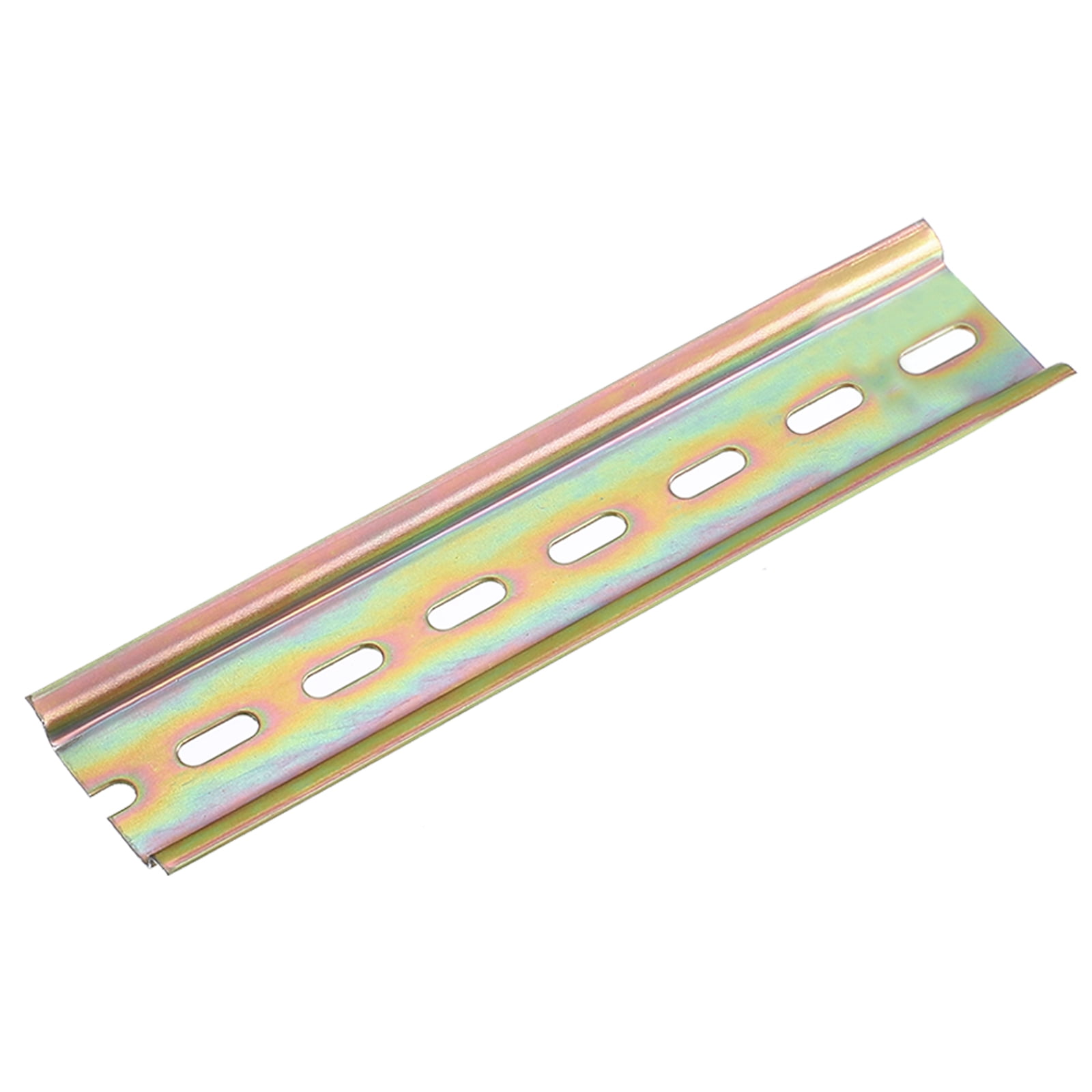 1 Pcs DIN Rail Slotted Iron Mounting Guide 5"(130mm) x 35mm x 6.5mm ...