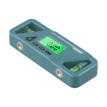 Gauge Digital Level Angle Gauge Meter Electronic Protractor Inclinometer With Magnetic Base LCD ...