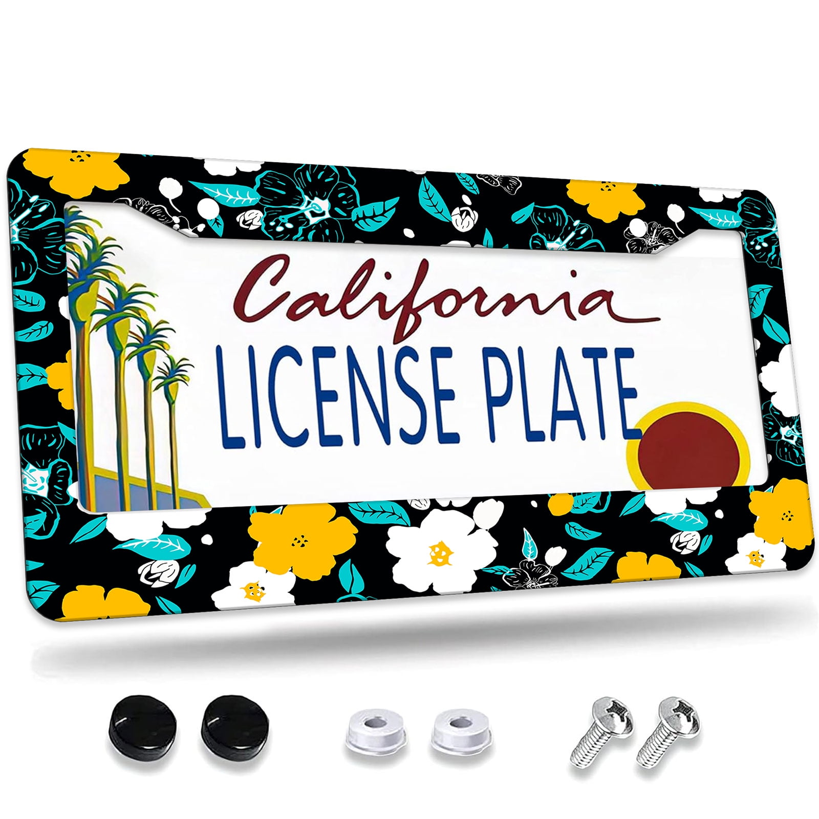 1 Pcs Dinosaur Collage License Plate Frame, License Plate Cover for Car ...