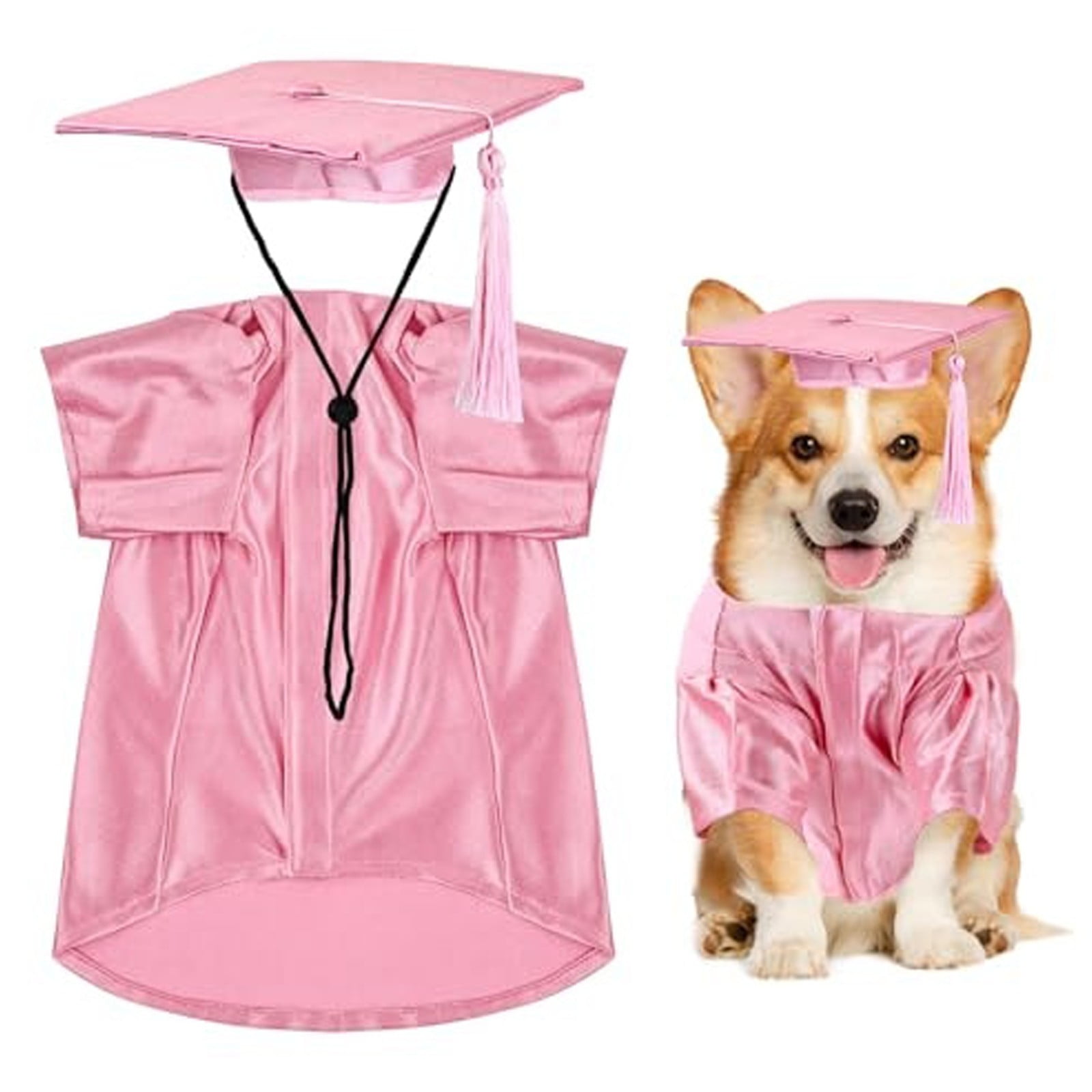 1 Pcs Dog Graduation Costume Set Include 2025 Pet Graduation Gown with ...
