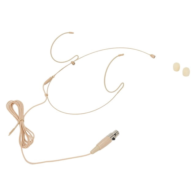 1 Pcs Double Earhook Headset Mic Headworn Microphone For Shure Wireless ...