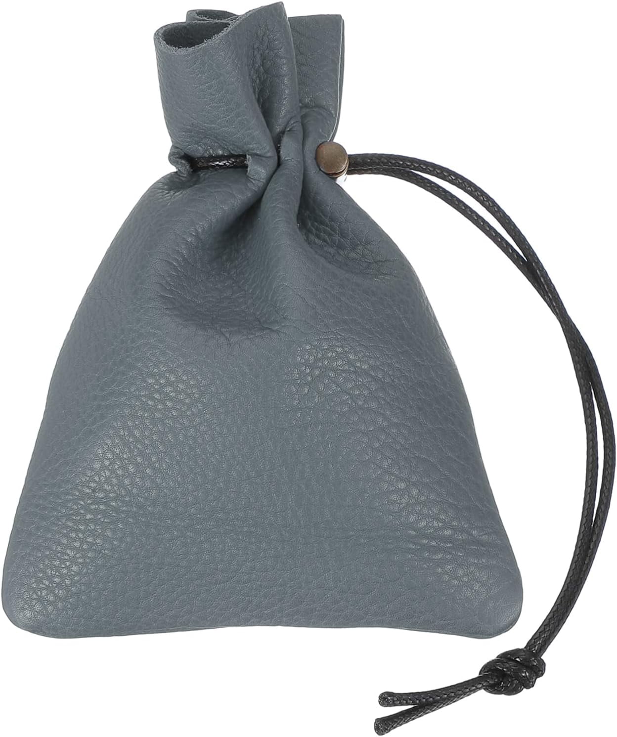 1 Pcs Drawstring Bag, Leather Coin Purse, Change Purse for Women, Men's ...