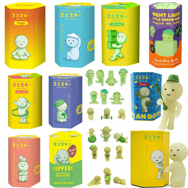 1 Pcs,Dream Smiski Figure Toy Glow In the Dark, Cheer Series,random ...