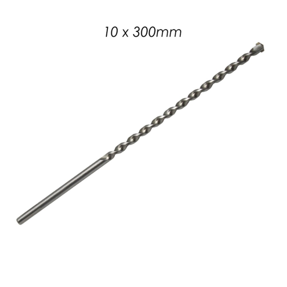 1 Pcs Drill Bit 300mm Long Masonry Concrete Impact Drill Bit W/ Triangle Shank 6 8 10 12mm Drill ...