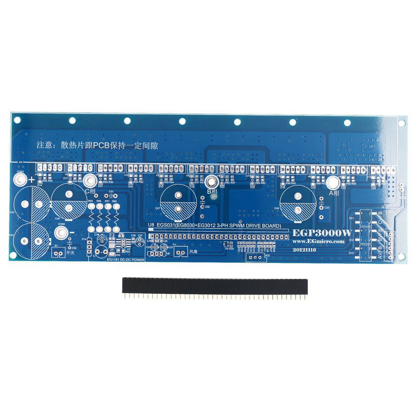 1 Pcs EGP3000W Three-Phase Inverter Pure Sine Wave Power Board PCB ...