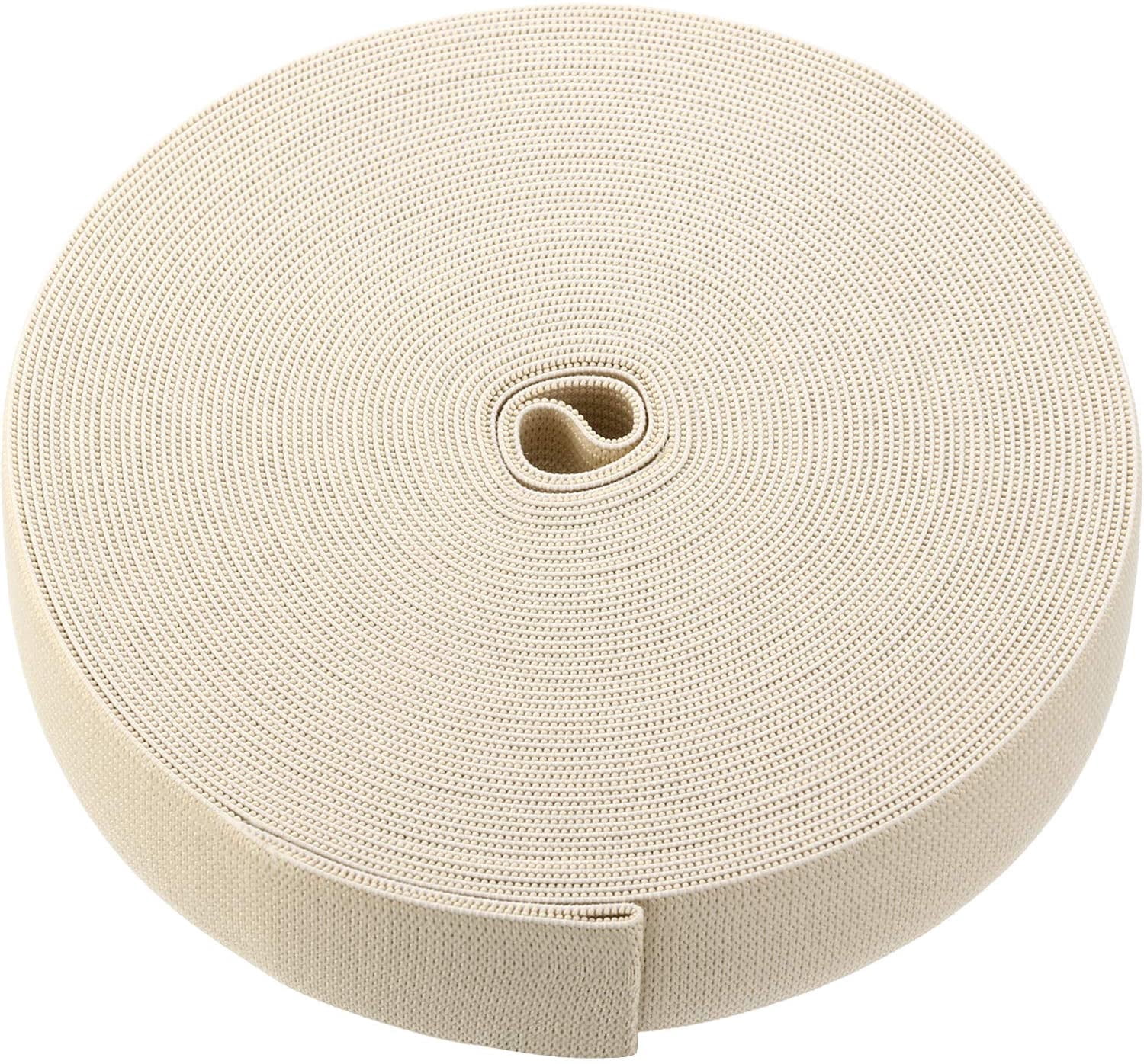 1 Pcs Elastic Spool (1 Inch X 11 Yard,Beige) - Walmart.com