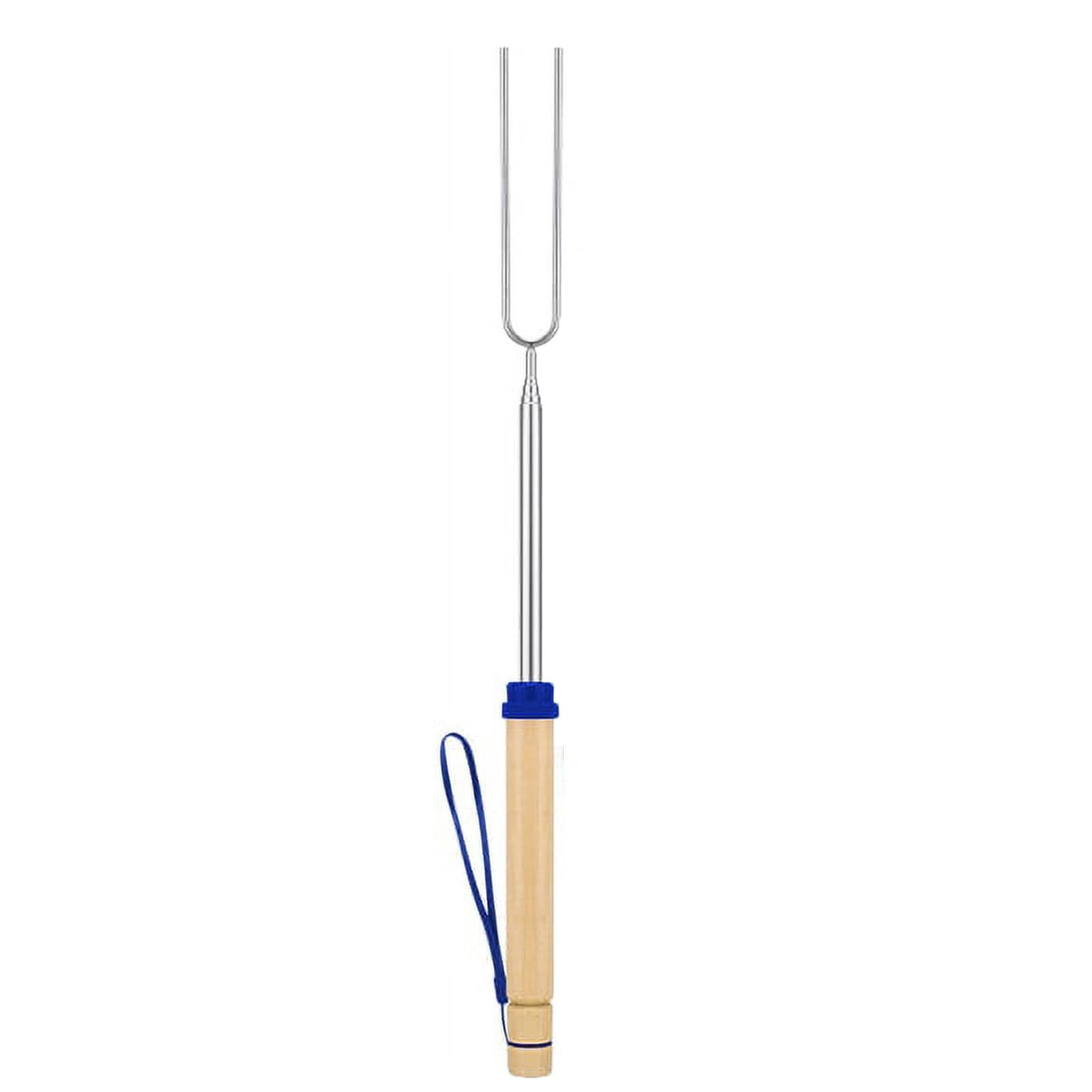 1 Pcs Extendable Sticks For Fire Pit Long, Skewers Hot Dog Fork ...