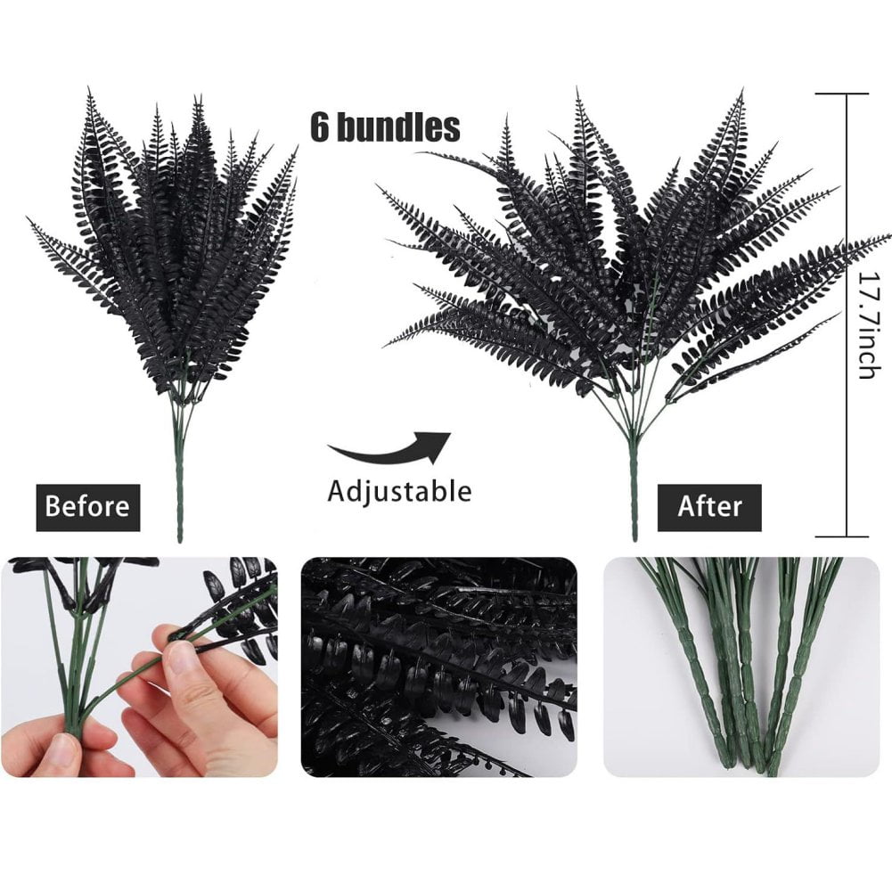 1 Pcs False Persian leaf Plant bundle, Artificial Greenery Stems Fake ...
