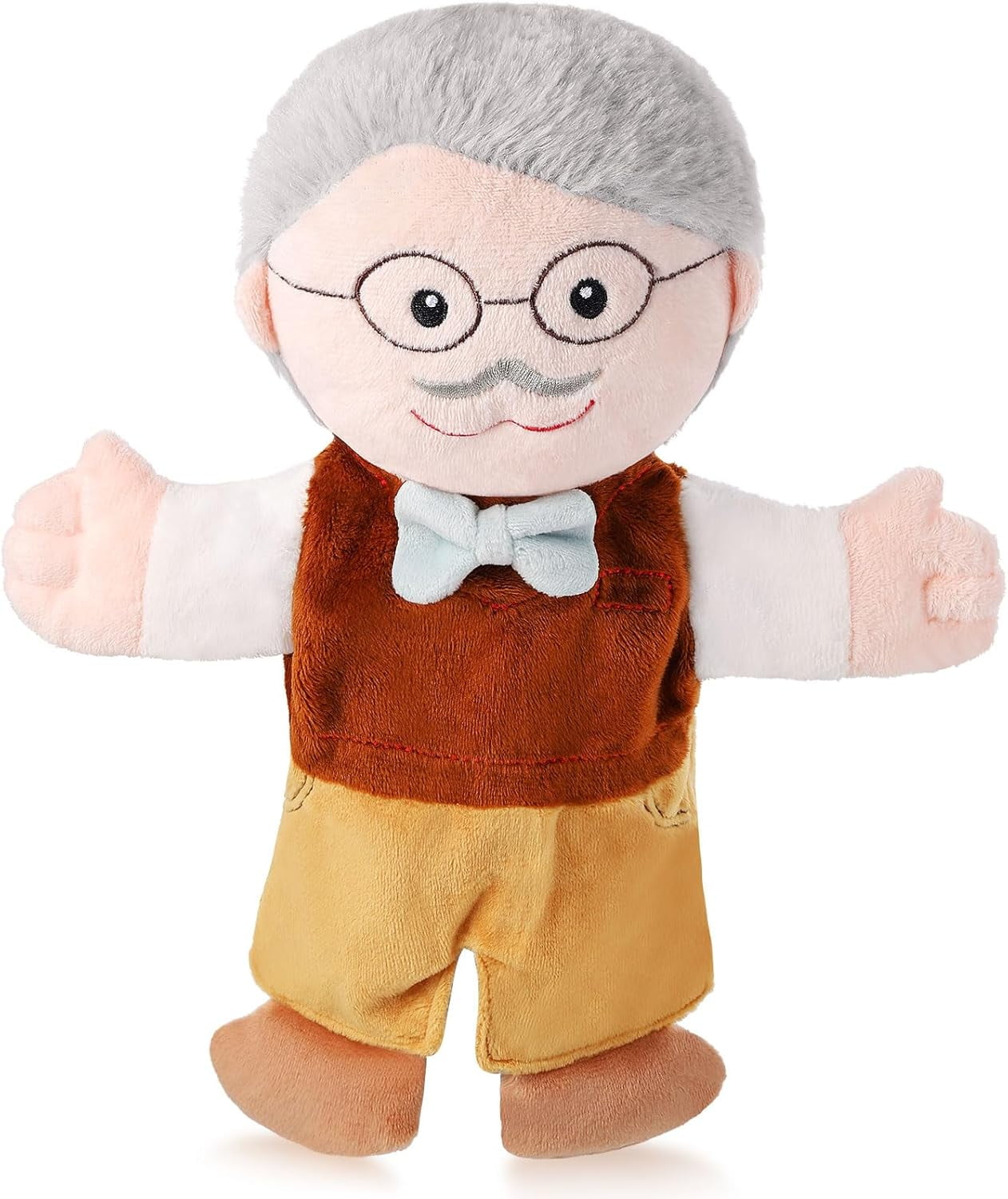 1 Pcs Family Hand Puppets 12 Inch Grandparents, Mom & Dad, Brother ...