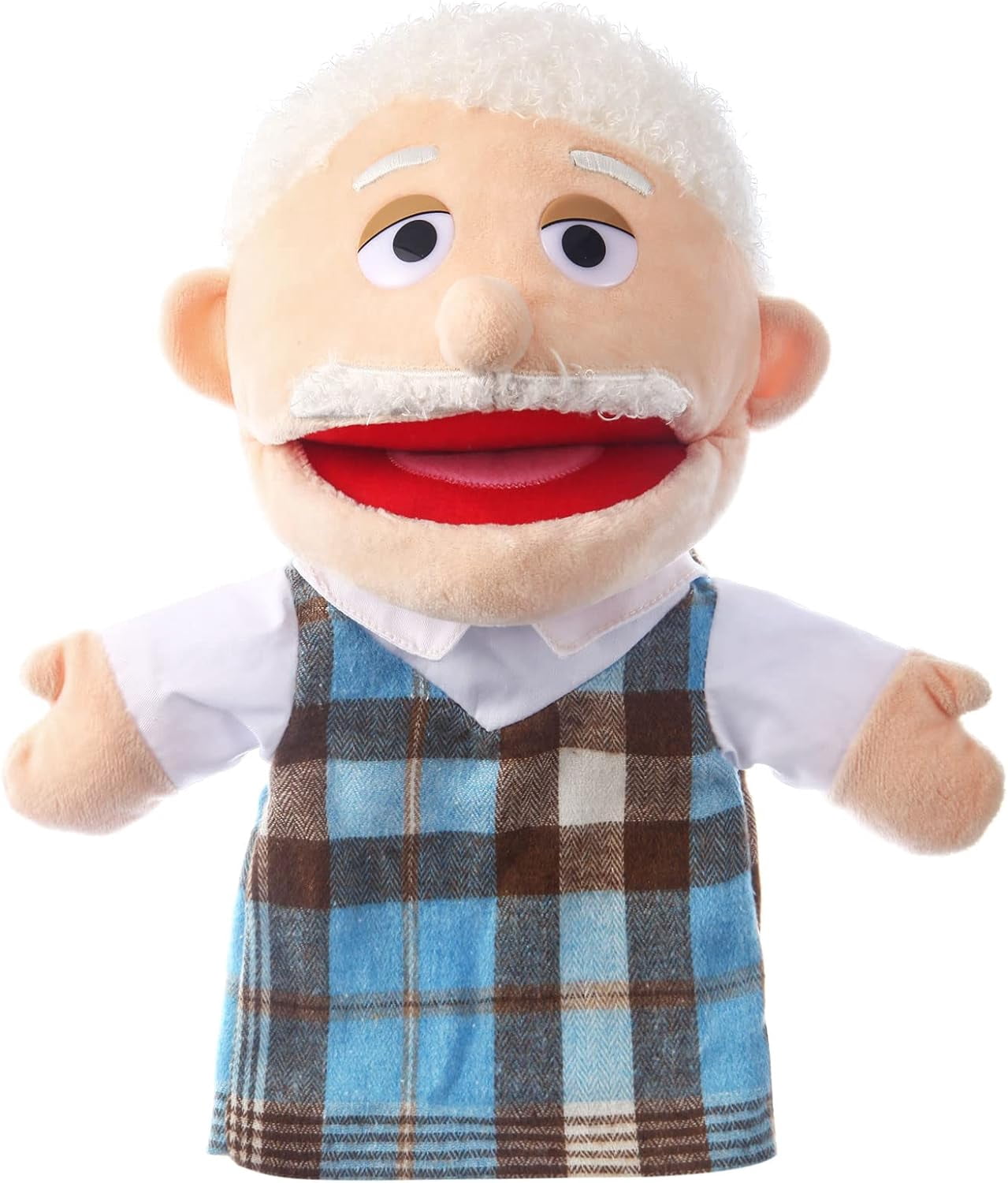 1 Pcs Family Hand Puppets 12 Inch Grandparents, Mom & Dad, Brother ...