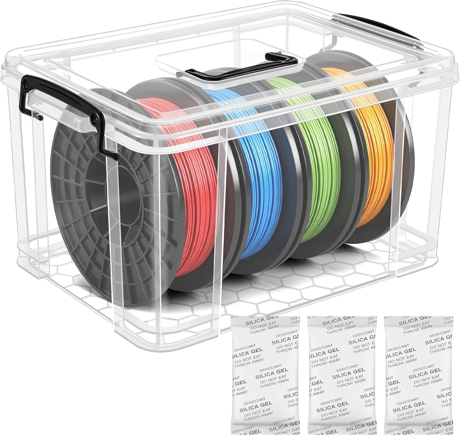1 Pcs Filament Storage Box for 3D Printer 15 x 11 x 9 Inches Filament ...