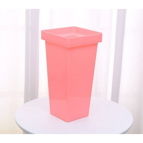Balcony Flower Pot Thickened Large Plastic Planter with Drainage Saucer ...
