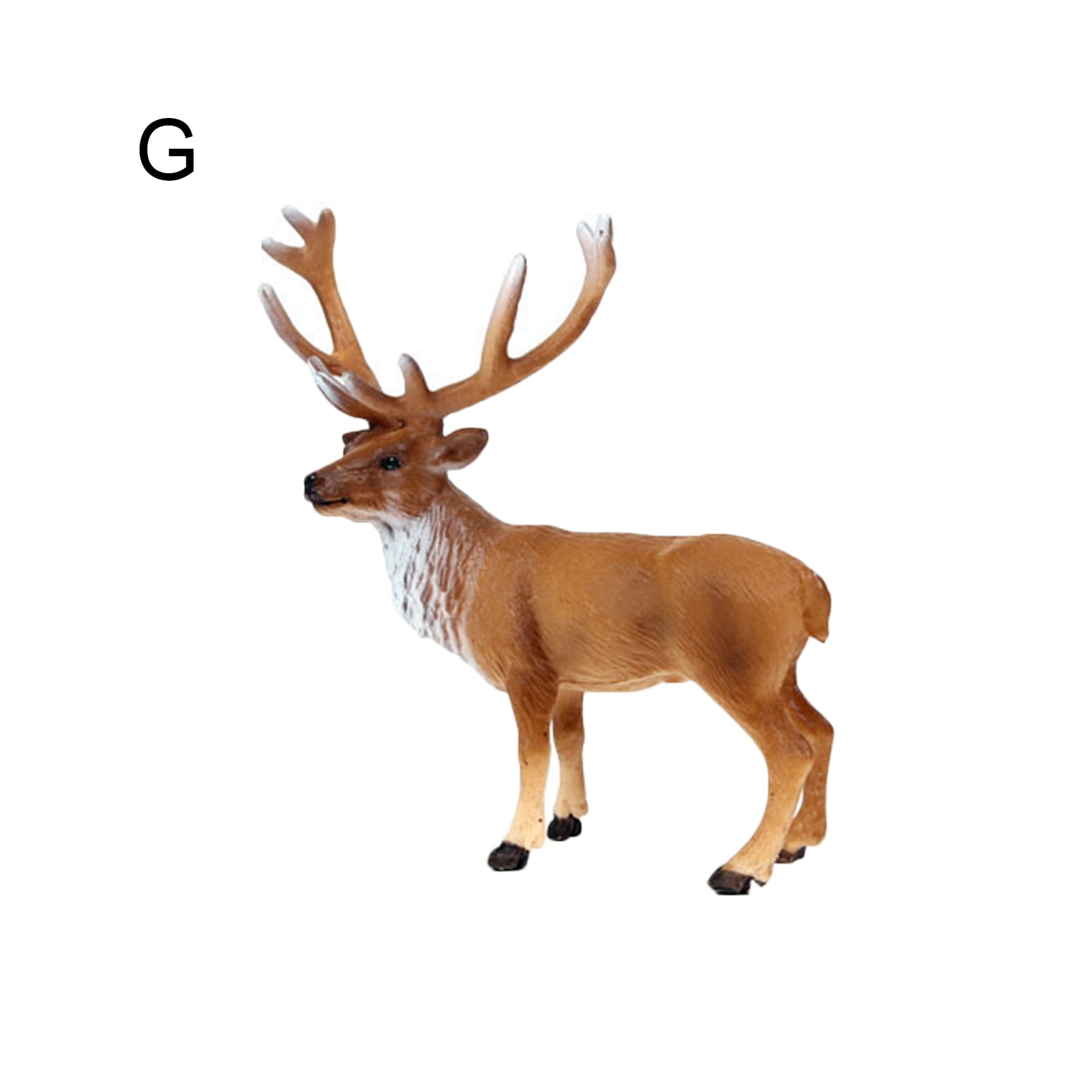 1 Pcs Forest Animals Figure Toys,Realistic Toy Deer Figure,Handmade ...