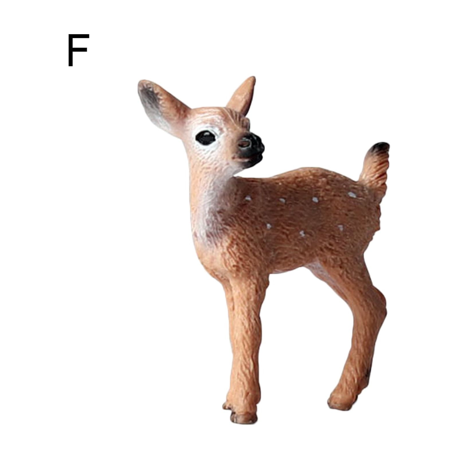 1 Pcs Forest Animals Figure Toys,Realistic Toy Deer Figure,Handmade ...