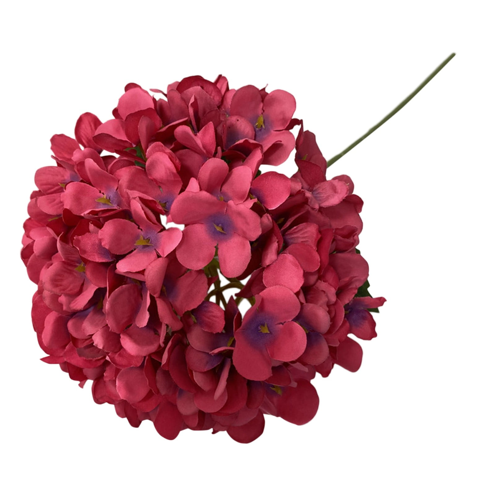 1 Pcs Full Artificial Hydrangea Flowers, Silk Hydrangea Heads with ...