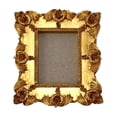 1 Pcs Gold Carved Photo Frame – 6 Shapes Available Versatile Tabletop ...